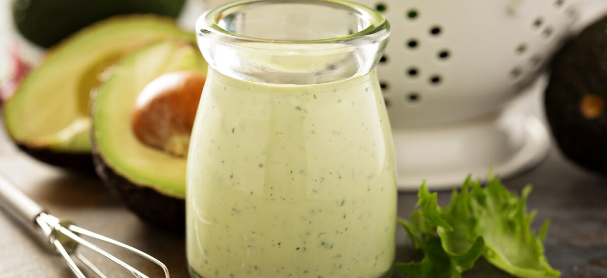 Avocado Ranch Dressing - Love On A Plate - Salad Dressing